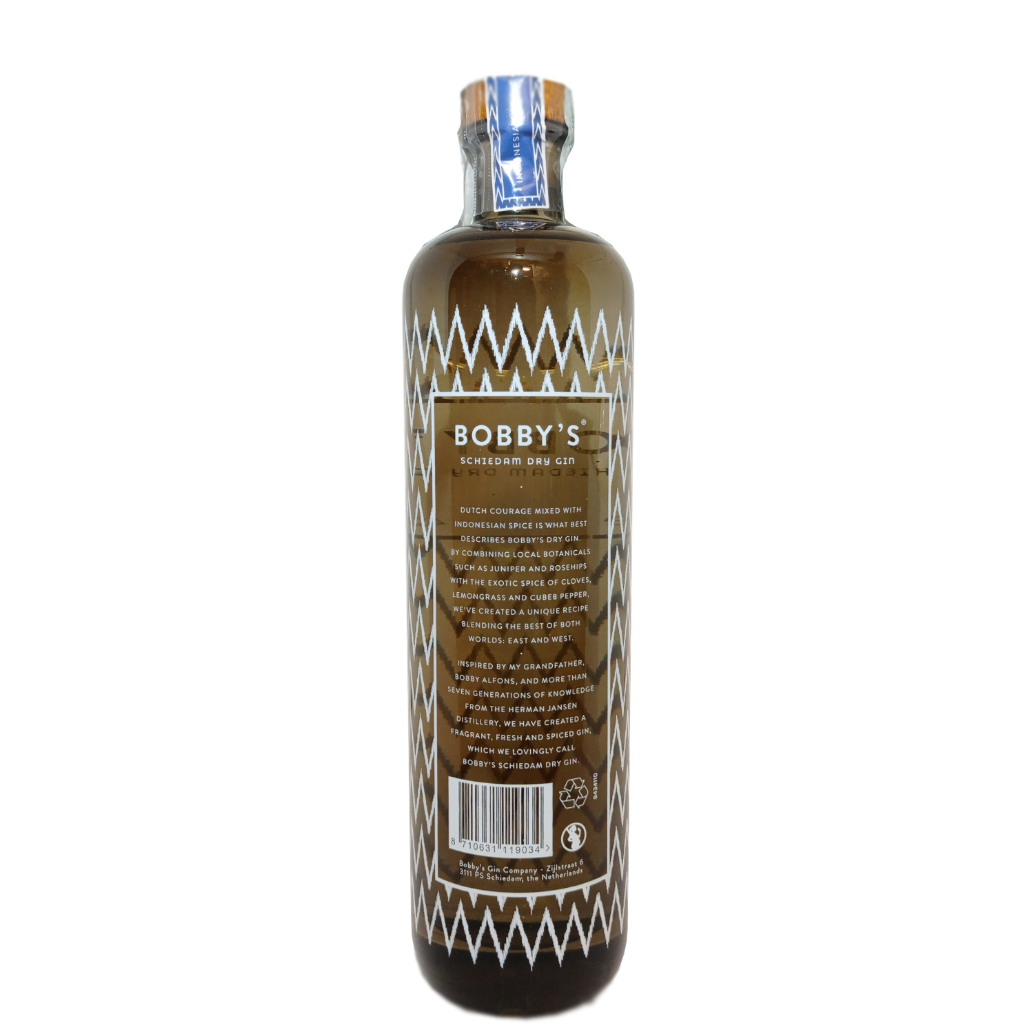 Bobby's Schiedam Dry Gin 70cl | Enoteca San Lorenzo Riccione