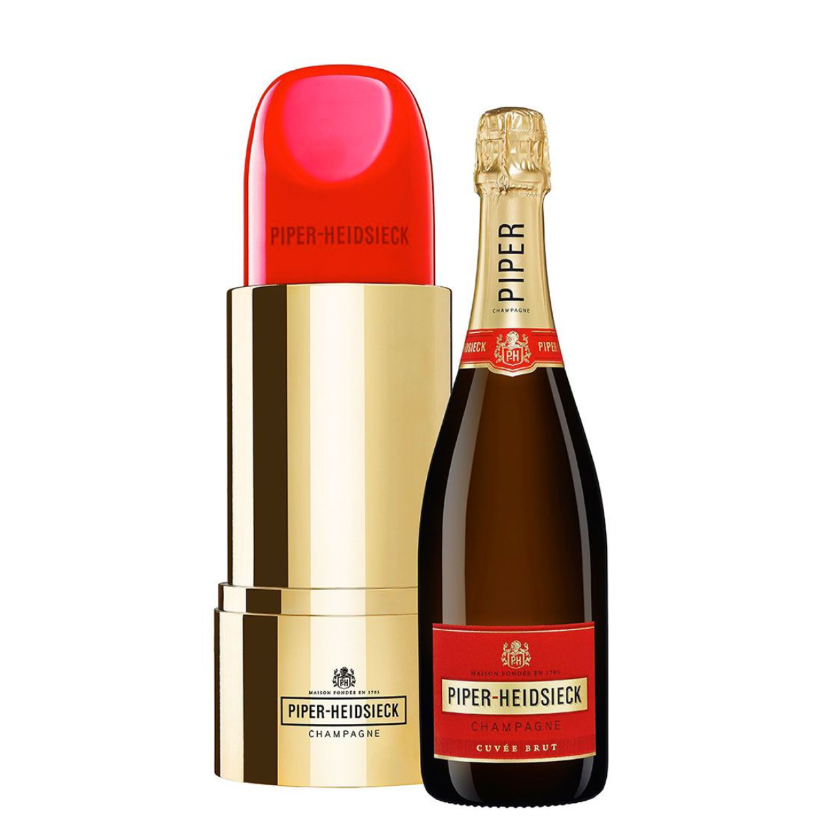 Piper Heidsieck Champagne Cuvée Brut Lipstick Edition (Gift Box ...