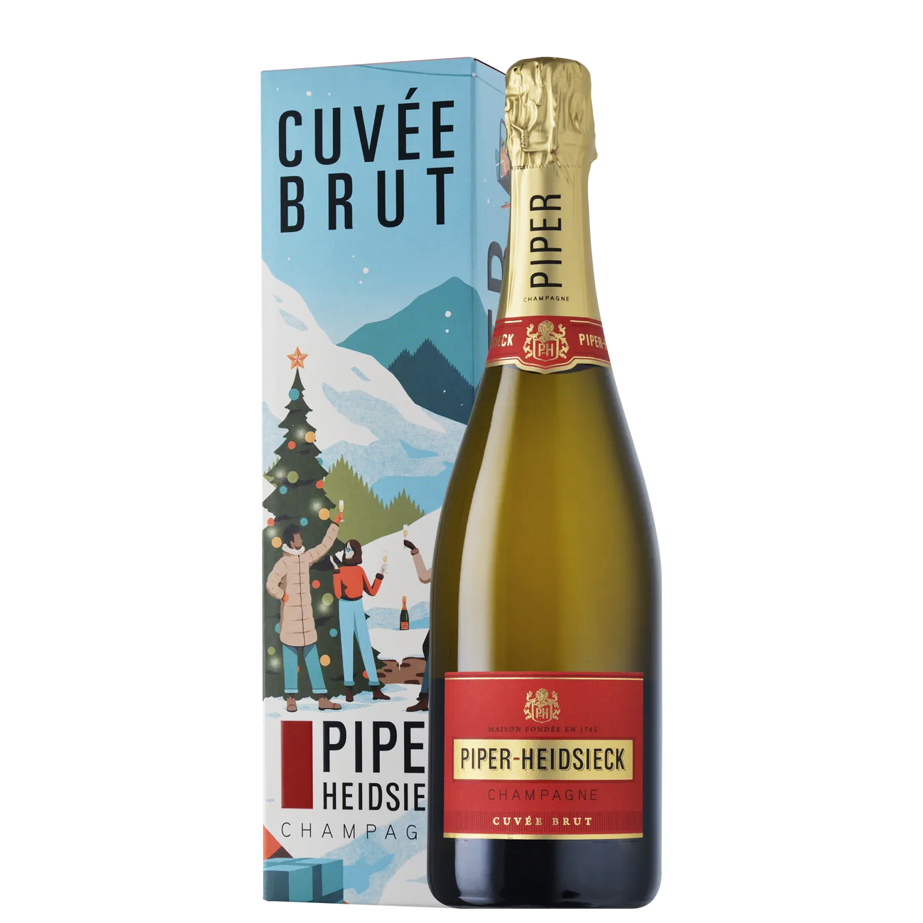Champagne Cuvée Brut - Piper Heidsieck (Astuccio Winter Edition ...