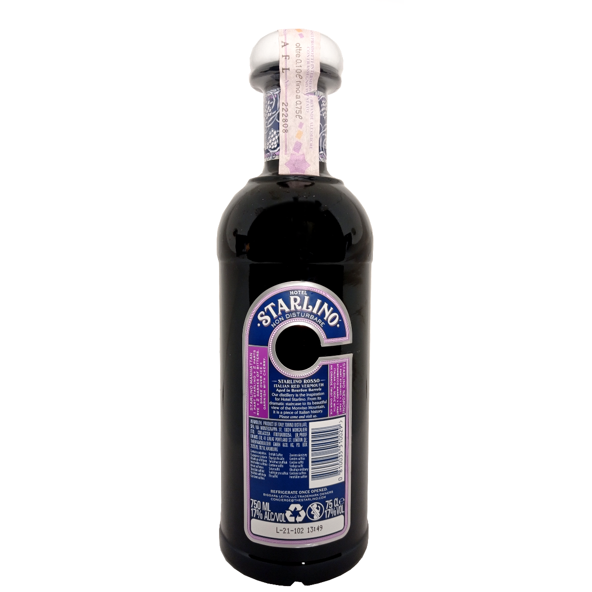 Vermouth Aperitivo Rosso - Starlino | Enoteca San Lorenzo Riccione